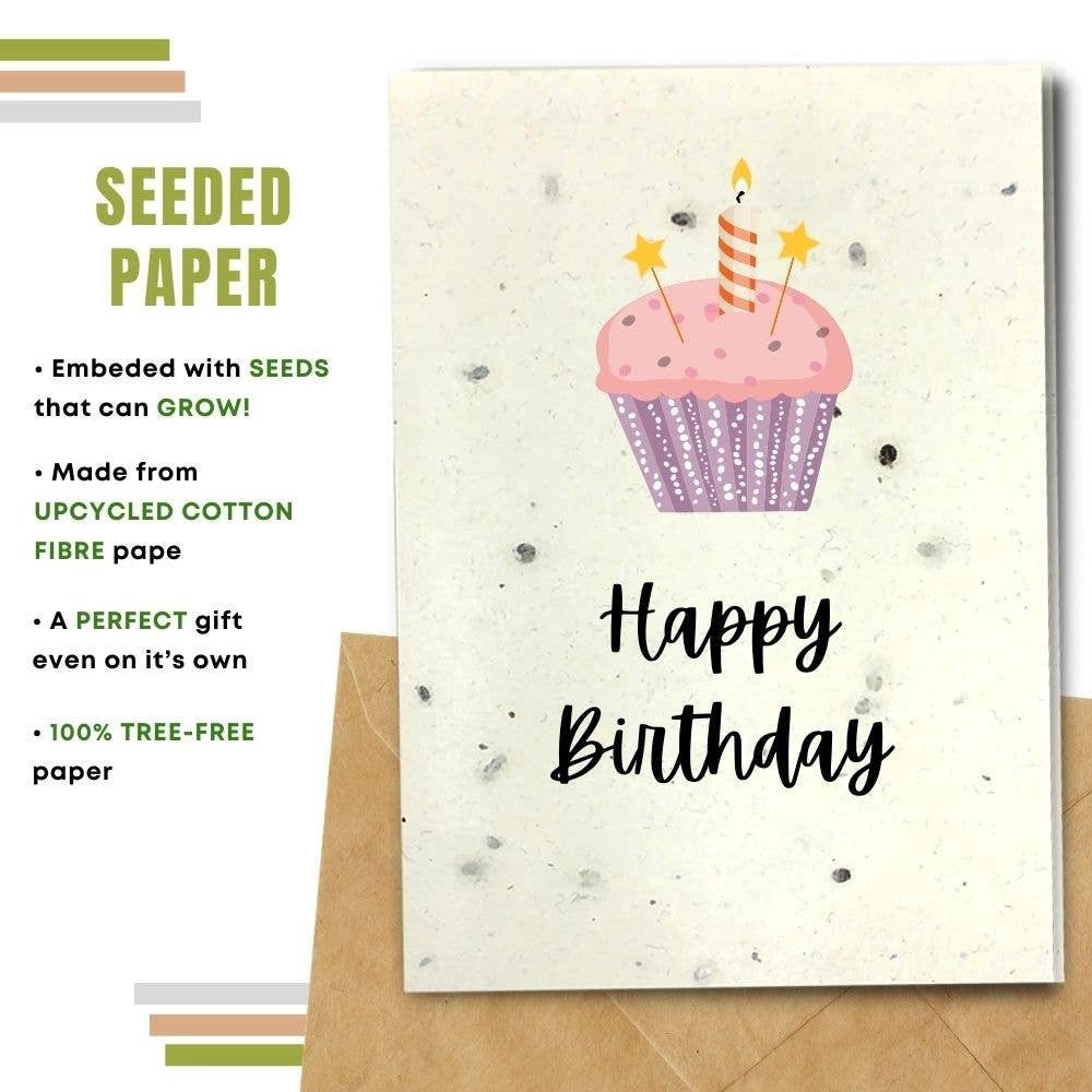 EarthBits - Handmade Seed Paper Birthday Greeting Card | Kelly's Sweets ...